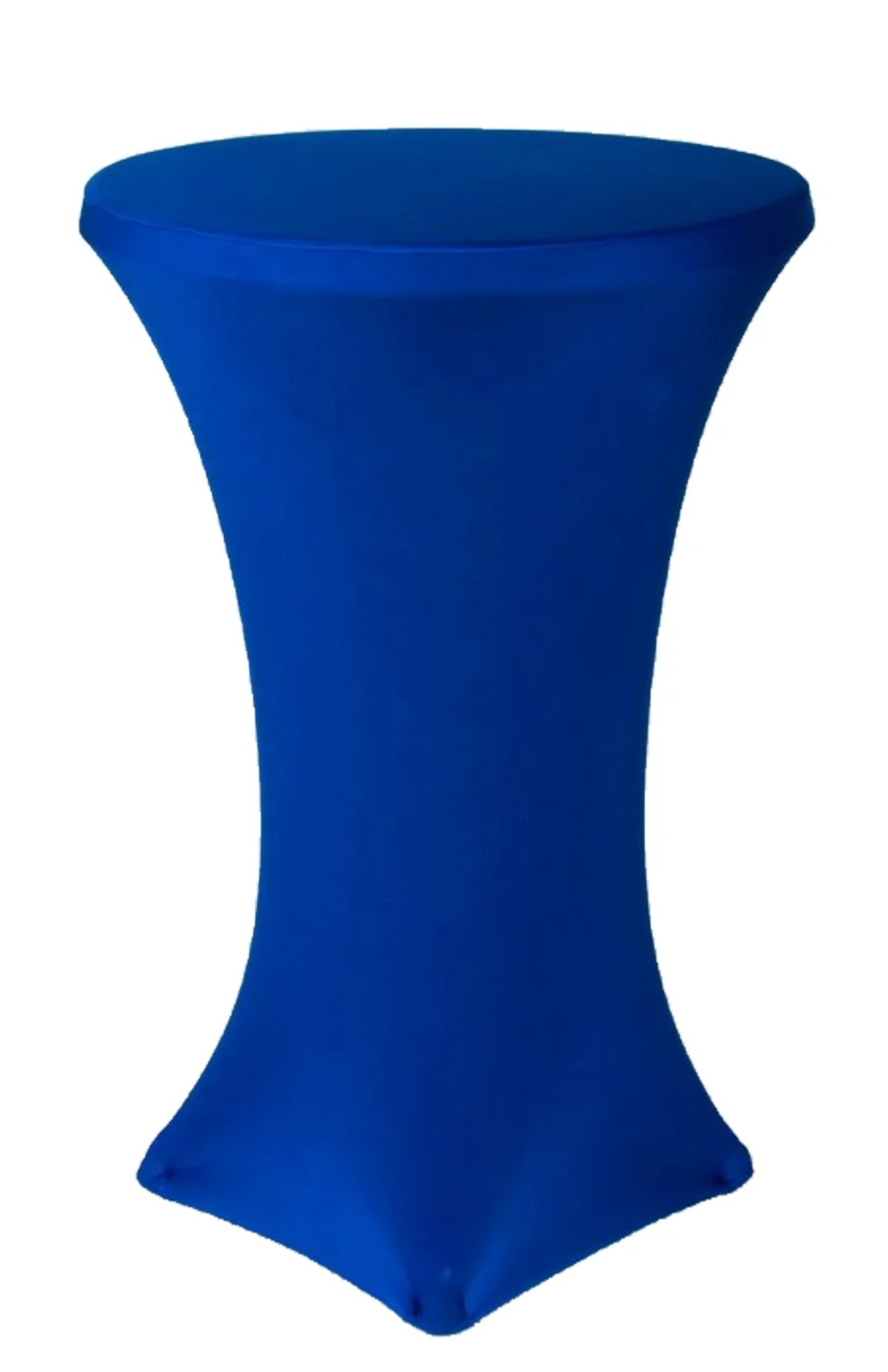 700mm Bar Leaner Cover Blue Lycra (5 leg) - Insphire | Wedding, Party ...