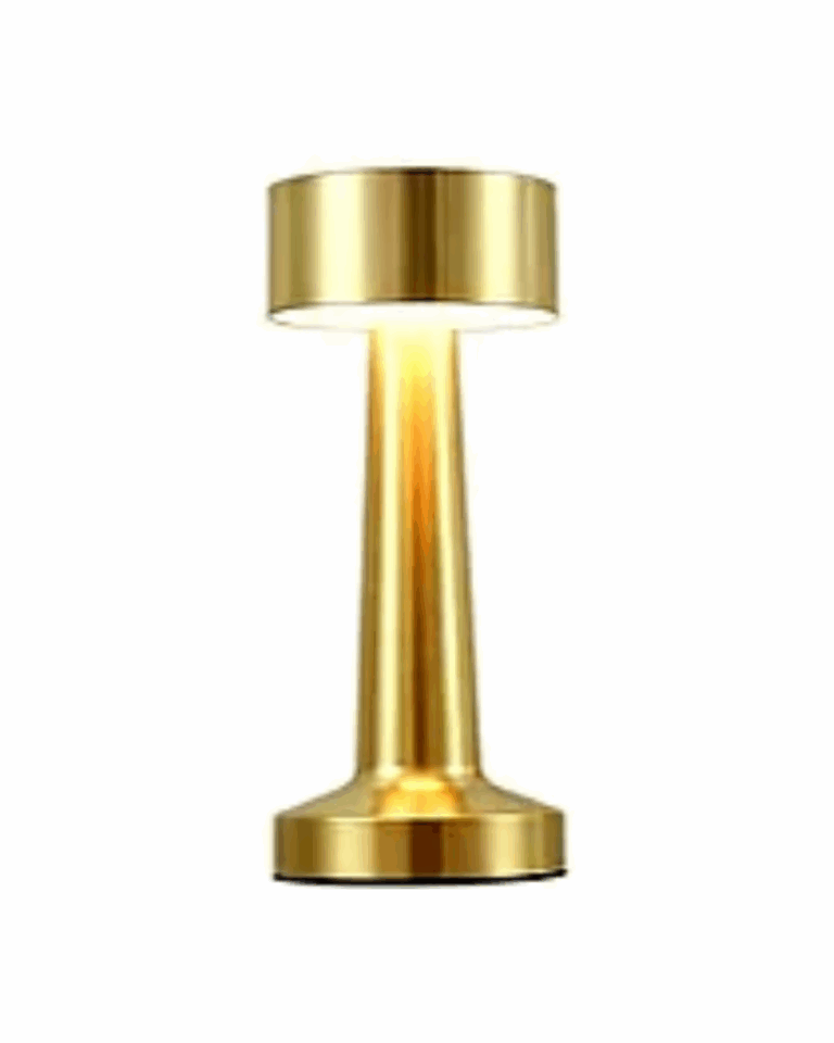 LED Table Lamp Gold - Insphire | Wedding, Party and Event Hire